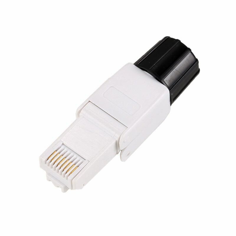 3 Pieces Reusable RJ45 CAT6A Network Plug ToolLess NBN / LAN Connector ...