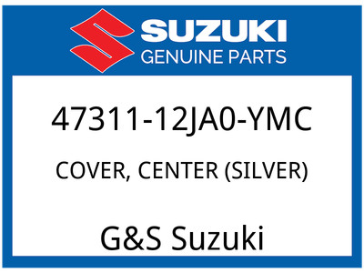 Suzuki OEM Part 47311-12JA0-YMC COVER, CENTER (SILVER) | eBay