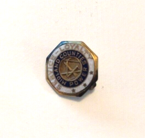 Midland Counties Power Pin - Service Loyalty - Three Star | eBay