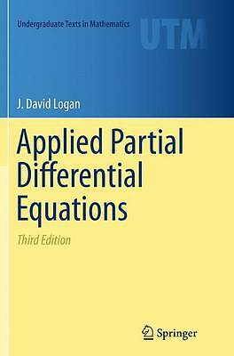 Logan, J. David Applied Partial Differential Equations Book NEW ...