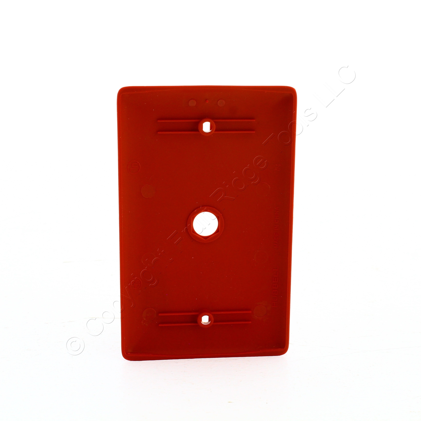 Hubbell Red Cable Wallplate Nylon Telephone Cover .406" Hole Box Mount ...
