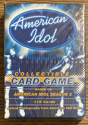 American Idol Collectible Card Game Based On Season 3 | eBay
