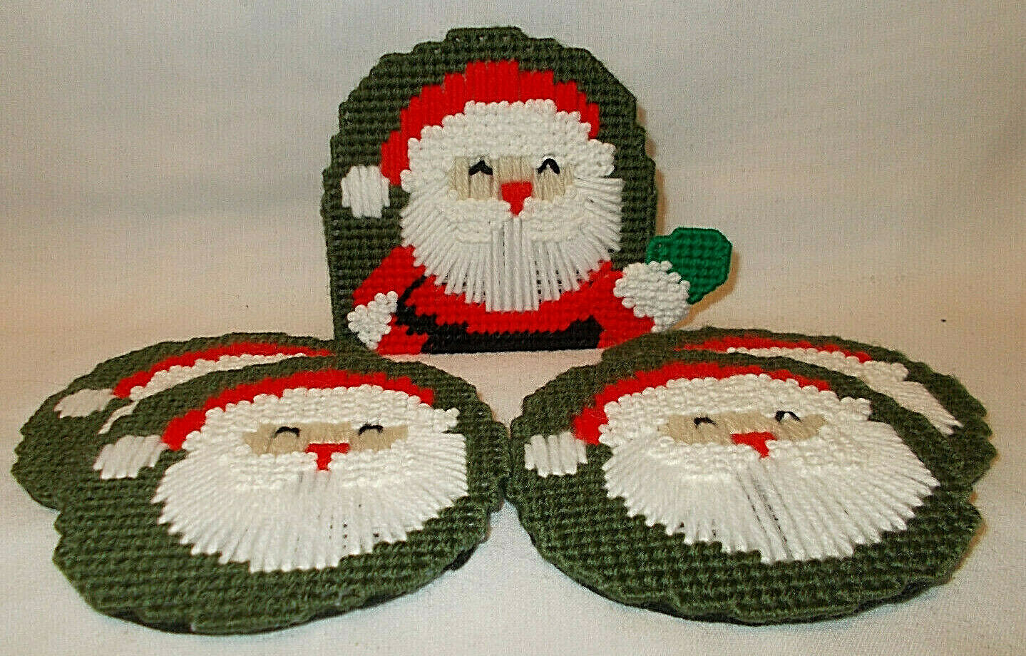 Handmade Plastic Canvas Coaster Sets | eBay