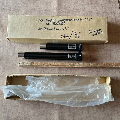 Jason Telescope Image Erector And Barlow Lens 15/16” 24mm | eBay