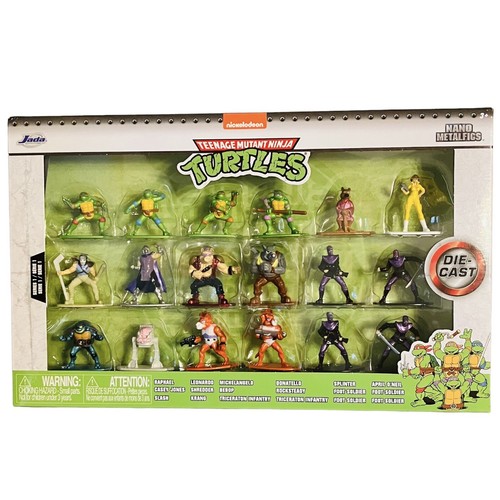 Jada NANO METALFIGS Teenage Mutant Ninja Turtles Series 1 COMPLETE ...