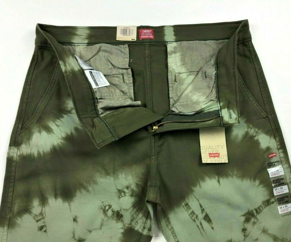 Levi's Levis Military Army Rope Tie Dyed Standard Taper Chino Soldier ...