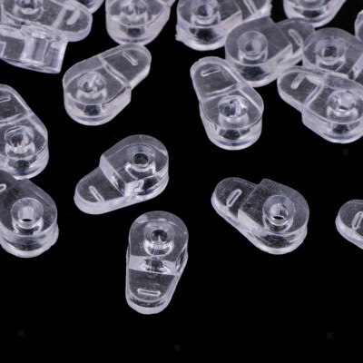 100pcs Clear Plastic Glass Clips Screen Retainer Fixing Clamp with ...