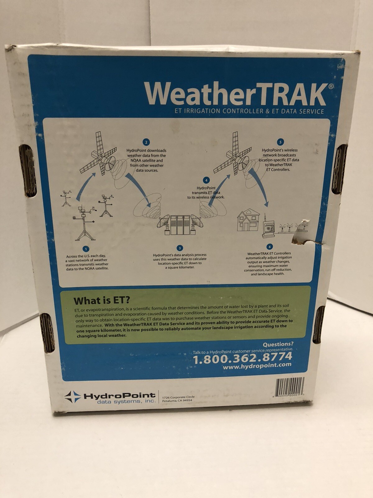 Weathertrak Sprinkler Controller Timer 12 Station Zone ET Irrigation ...