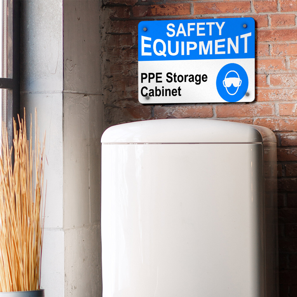 Ppe Storage Cabinet Sign | Cabinets Matttroy