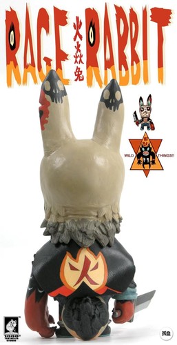 1000TENTACLES Rage Rabbit Figure Model SOFUBI Action Figure 23.5cm Wild ...