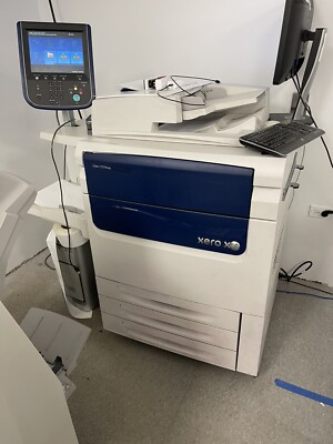 Xerox C75 Press Color Commercial Laser Printer Copier Scan Fiery 75PPM ...