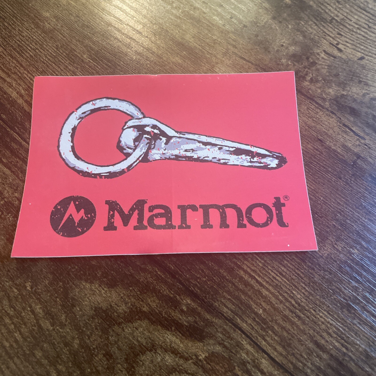 Marmot Pink Key Tool Outdoor Clothing Climbing Hiking Sticker/Decal ...