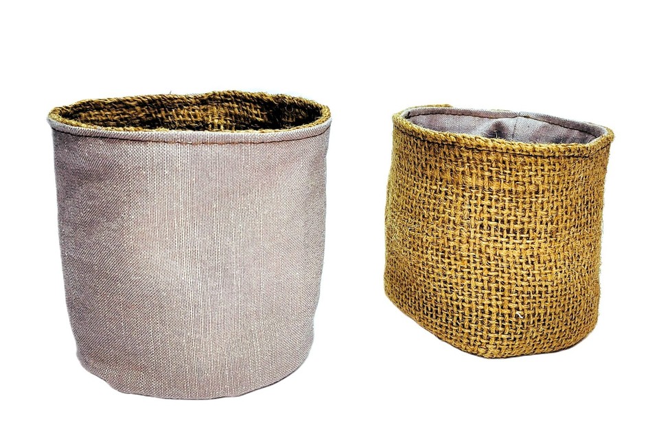 Handmade House plant Pots Small Plant Cover Fabric Personalized Planter ...