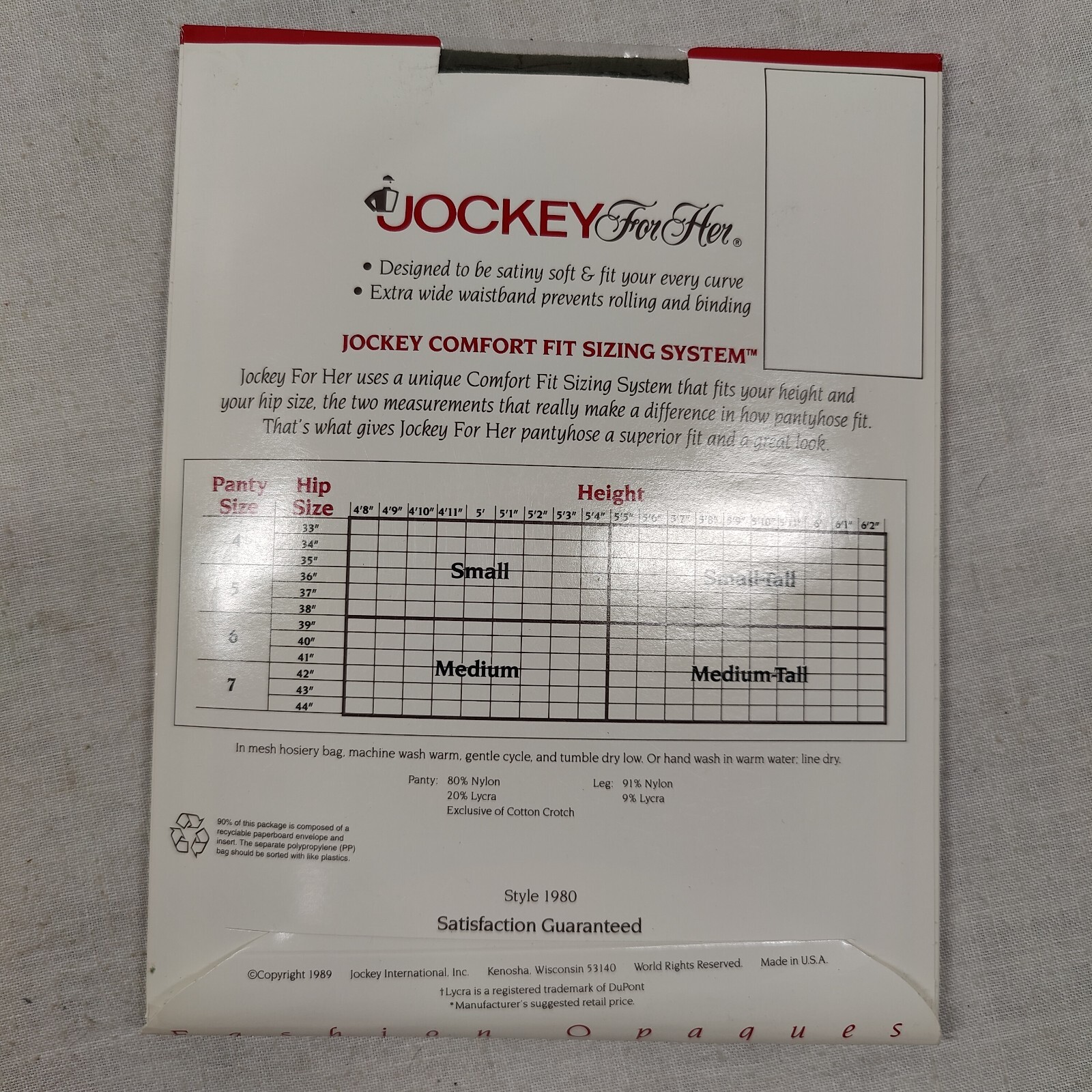 1991 Vintage JOCKEY For Her Thigh Highs Small (5) & M… - Gem