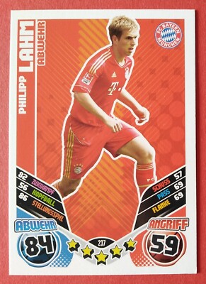 TOPPS Philipp Lahm Bayern München Bundesliga 2011/12 Match Attax ...