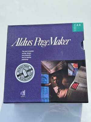 Vintage Software: Aldus PageMaker Version 4.0 Macintosh | eBay