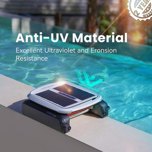 Solar Powered Automatic Robotic Pool Skimmer Cleaner,Solar Pool Surface ...