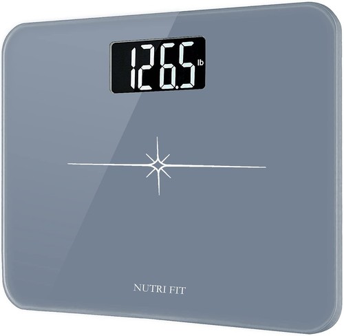 Ultra-Wide NUTRI FIT Bathroom Scale Digital High Accuracy Body Weight ...