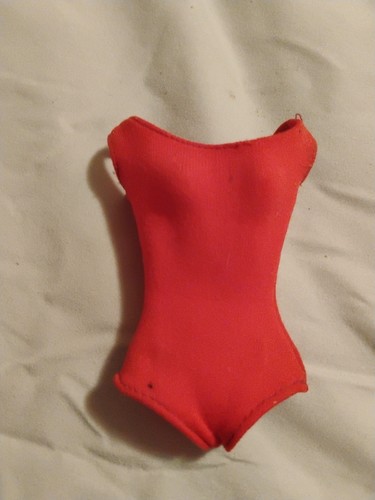 Vintage - Mattel 1962 Barbie RED HELENCA SWIMSUIT Bathing Suit #0850 ...
