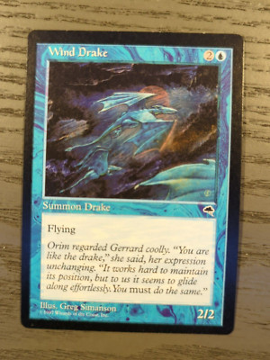 Wind Drake - LP - Magic: The Gathering MTG - Tempest - Buy More & Save ...