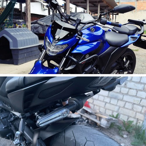 LED Turn Signal Light Indicator Lamp For YAMAHA YZF-R1/R3/R7/R9/R25 YZF ...