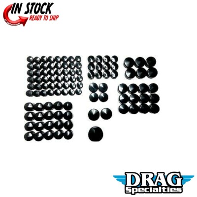 Black Bolt Cover Kit for Harley M8 17-20 Motor, Transmission, Primary ...