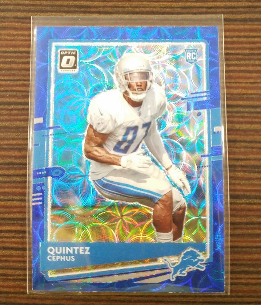 2020 Panini Donruss Optic - Rookies Quintez Cephus #130 Blue Scope ...