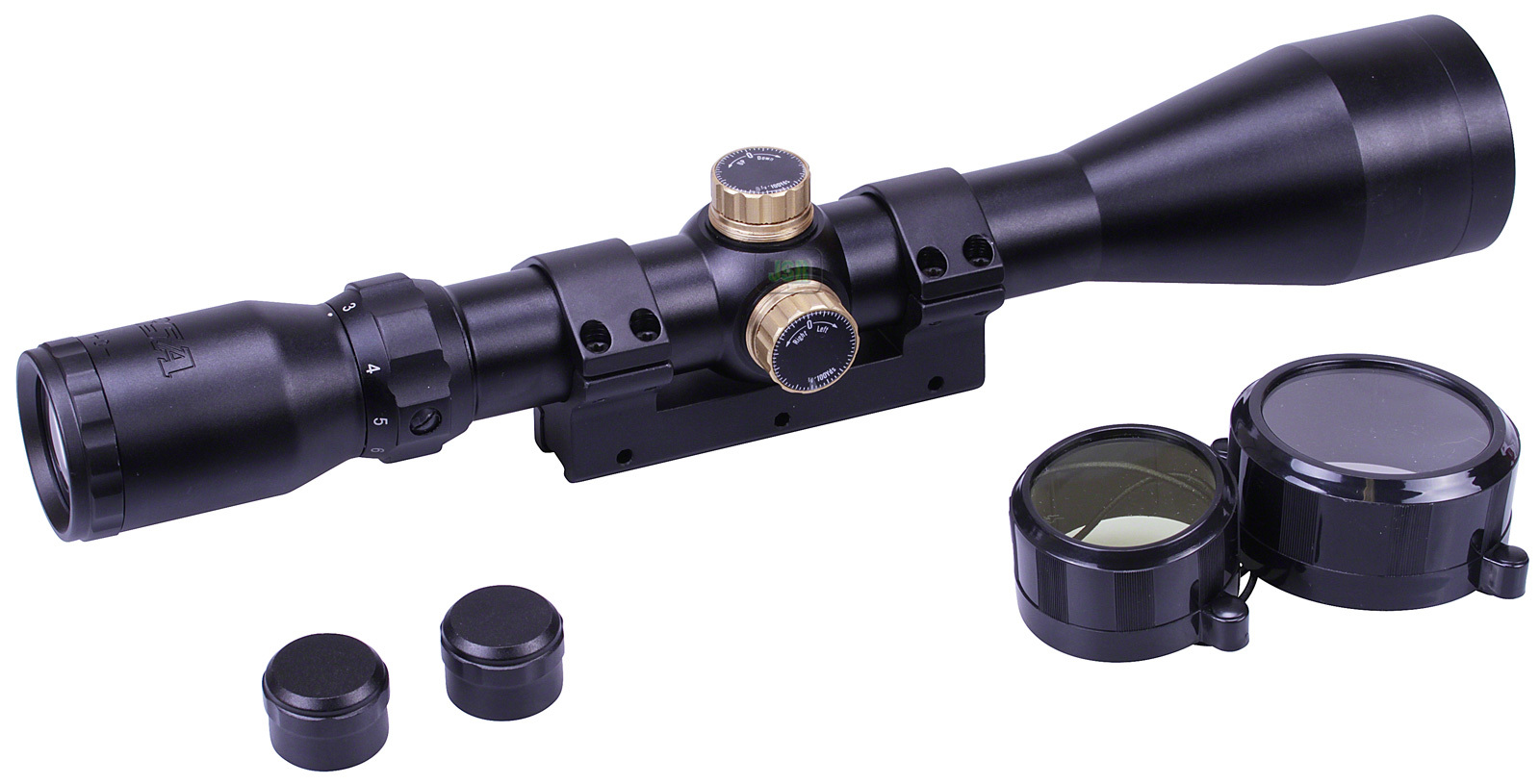 BSA 3-9x50 Essential TELESCOPIC Air Gun Rifle SCOPE Sight + 11mm 3/8 ...