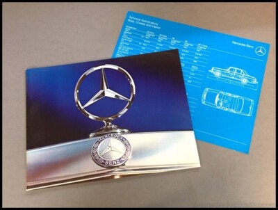 1976 Mercedes Benz 48-page Car Brochure Catalog 450SL 450SEL 280S 280C ...