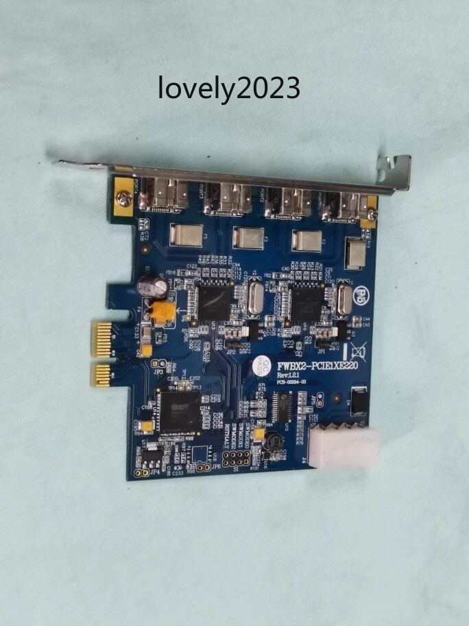 1pc used IOI FWBX2-PCIE1XE220 REV.1.2.1 Four-port 1394B Acquisition ...