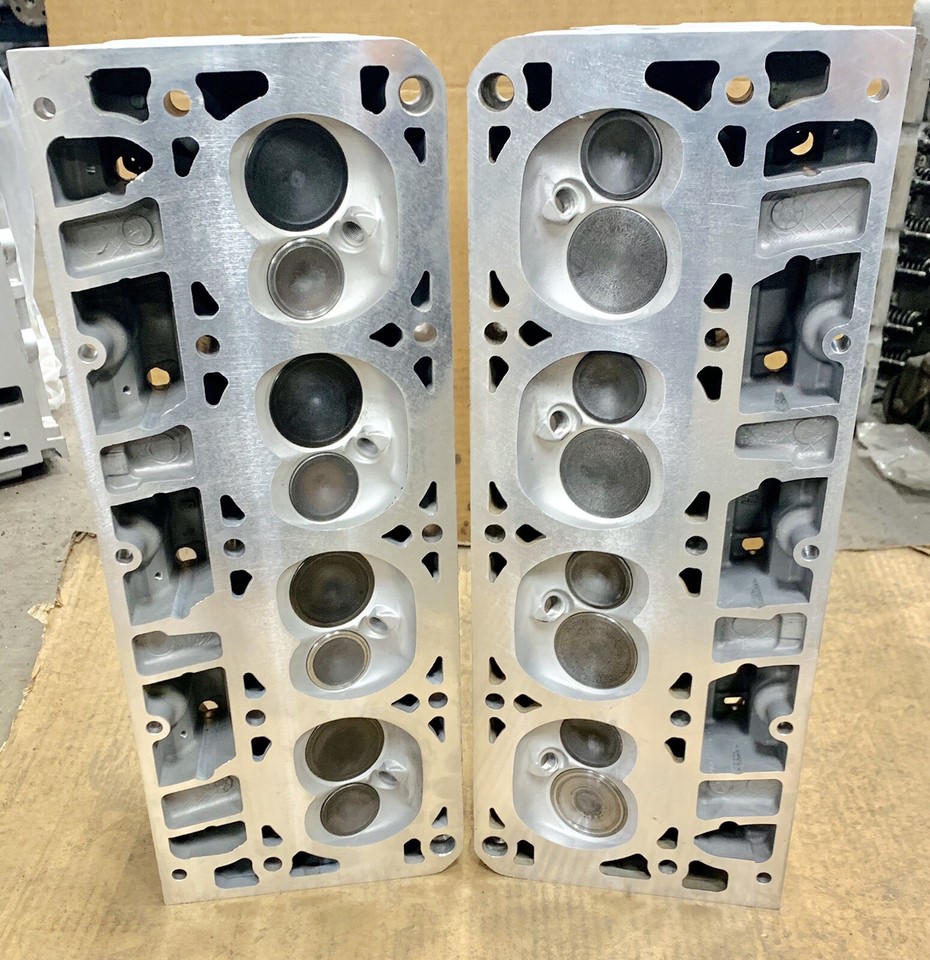 GM LS1 LS2 LS6 Gen IV Rebuilt Cylinder Heads #243 w/ Rocker Arms PAIR ...
