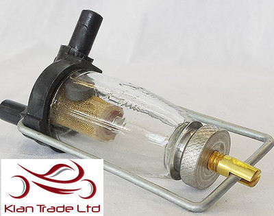 NEW FOR ENFIELD GLASS BOWL FUEL FILTER | eBay UK