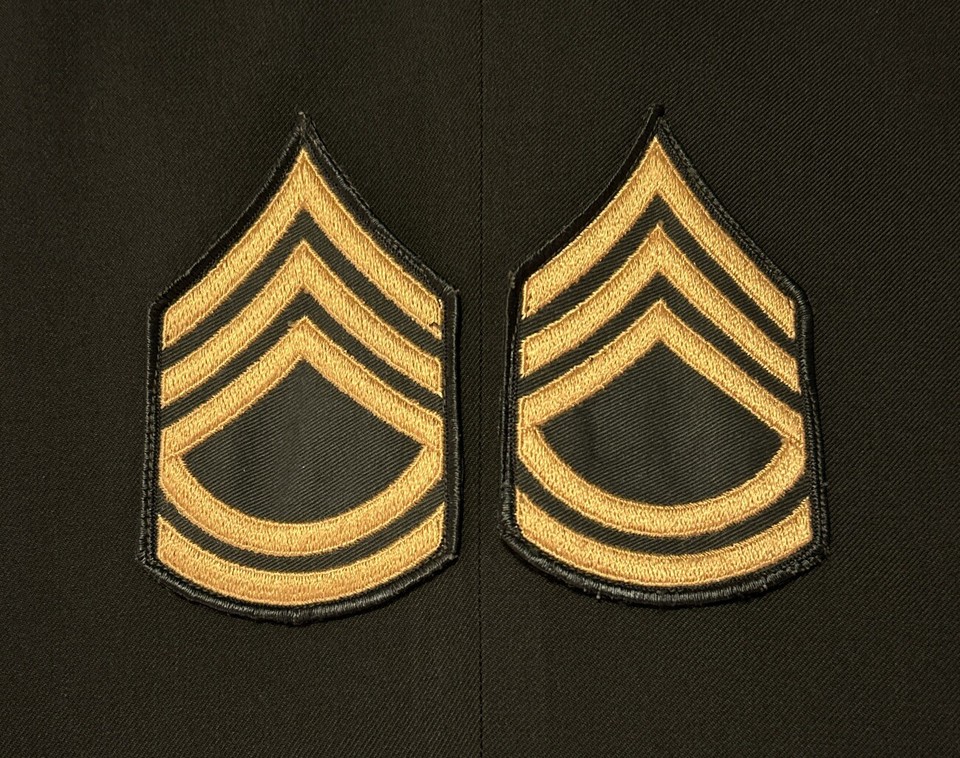 US Army SFC/E7 Rank DARK-Green Male Sergeant First Class Dress Class-A ...