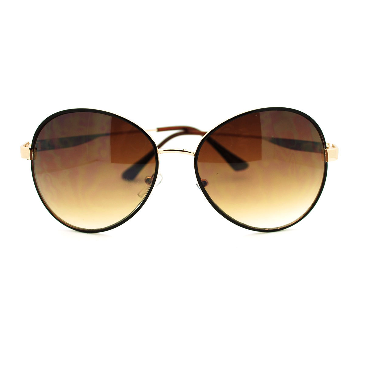 Womens Round Sunglasses Retro Style Metal Frame | eBay