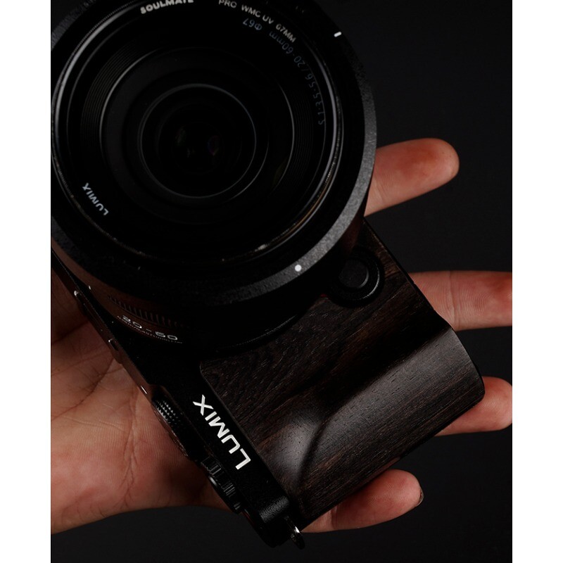 Wood Hand Grip Holder Non-slip Sticker For Panasonic Lumix S9 | eBay