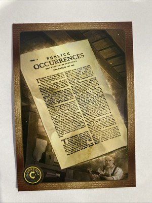 2024 Cardsmiths Currency S4 #29 Publick Occurrences Both Forreign And ...