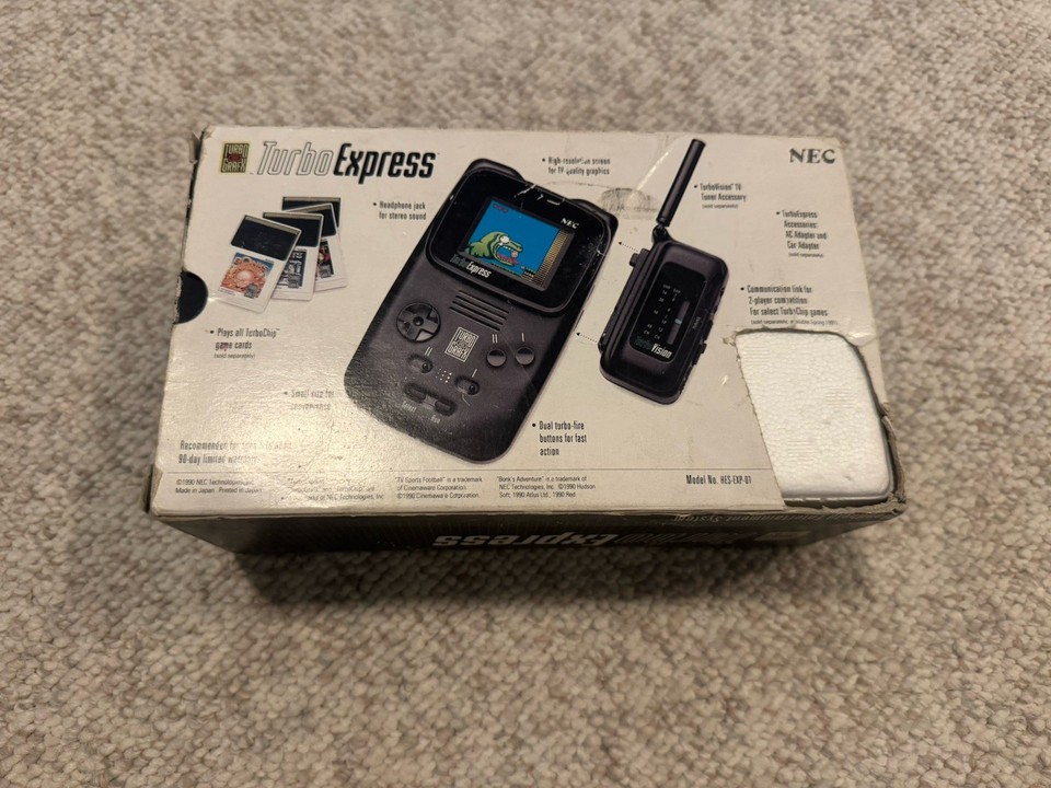 NEC Turbo Express TurboGrafx with Original Box | eBay