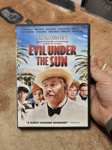 RARE OOP OUT OF PRINT DVD EVIL UNDER THE SUN 1982 AGATHA CHRISTIE PETER ...