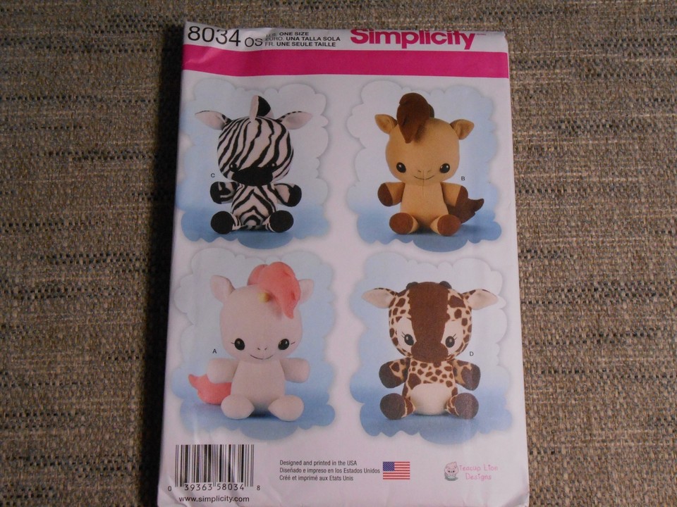 You Pick Sewing Patterns Stuffed Animals, Dolls, and ETC Uncut READ | eBay