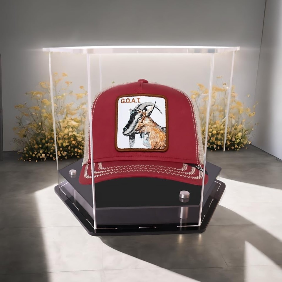 Clear Hat Display Case Hat Display Case for Baseball Baseball Football ...