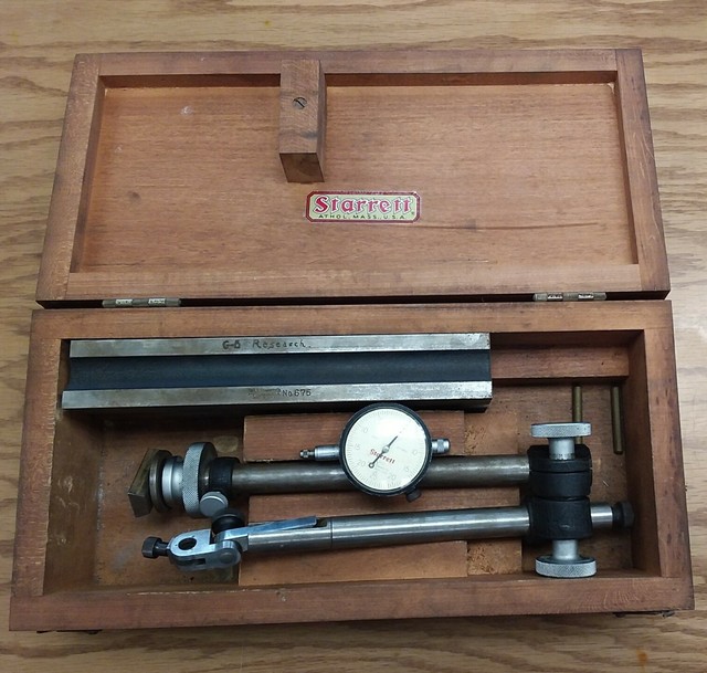 Starrett Co. 675 Inspection Stand Dial Comparator 25-131 With Base for ...