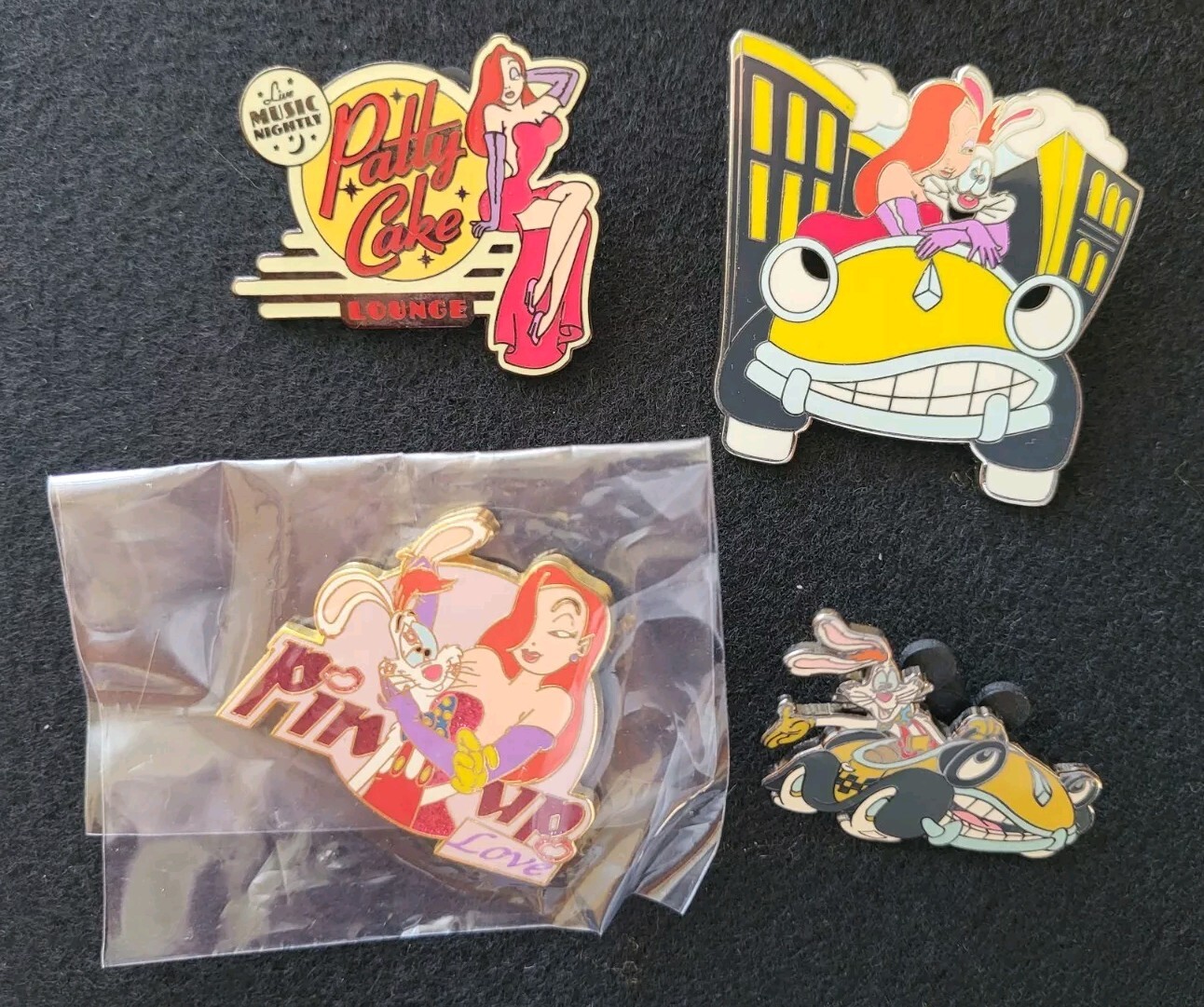 LOT of 4 Jessica Rabbit enamel pins - Authentic Disney | eBay