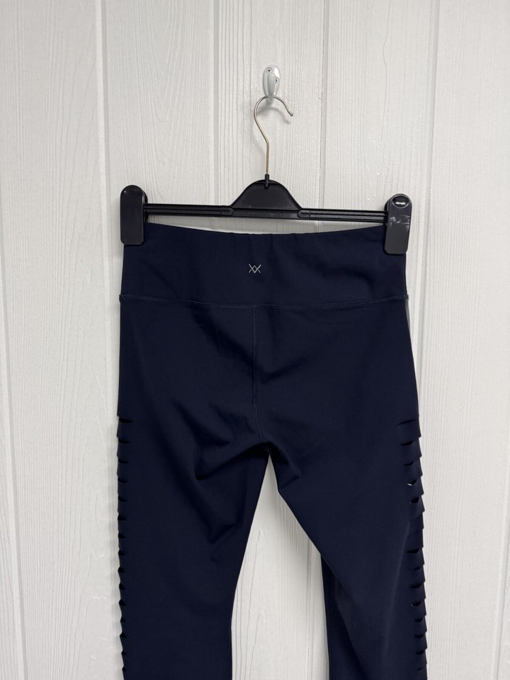 VINA Women's Navy Blue Elastic Waist Pull-On Crop Leggings Size M | eBay