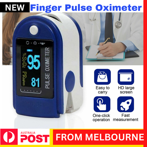 Professional Finger Pulse Oximeter Blood Oxygen Saturation Heart Rate ...