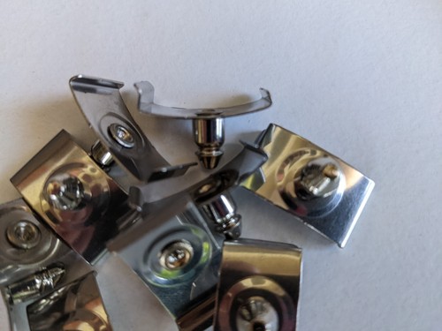10 Lift the Dot Stainless Windshield Clips Boat Canvas 7/8 " inch Lift ...