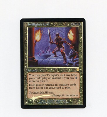 Twilight's Call Invasion FOIL LP/MP Magic the Gathering MtG | eBay