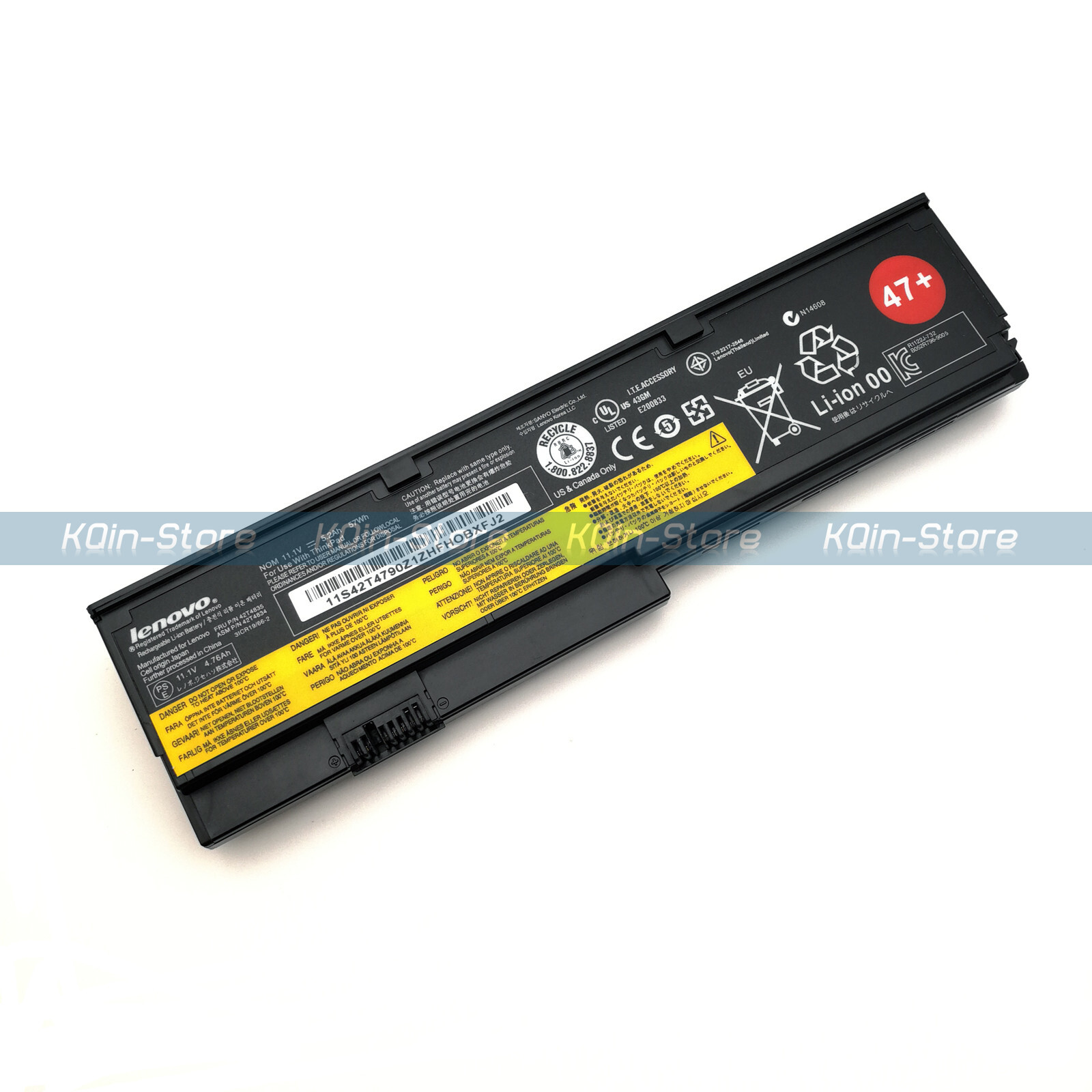 New Genuine 47+ Battery for Lenovo ThinkPad X200 X200s X201 X201s X201i ...