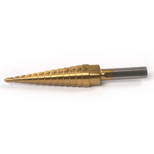 1/8"-1/2" inch Titanium Step Drill Bit Reamer 13 Steps | eBay