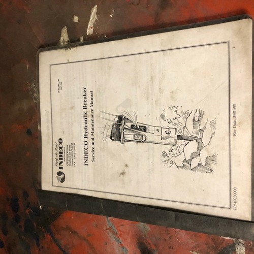 INDECO SHEARS HAMMER WORK TOOL OPERATION OWNERS MANUAL | eBay