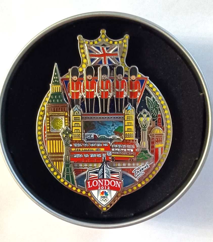 Fazzino NBC 2012 Olympic London Games Pin in Original Tin | eBay